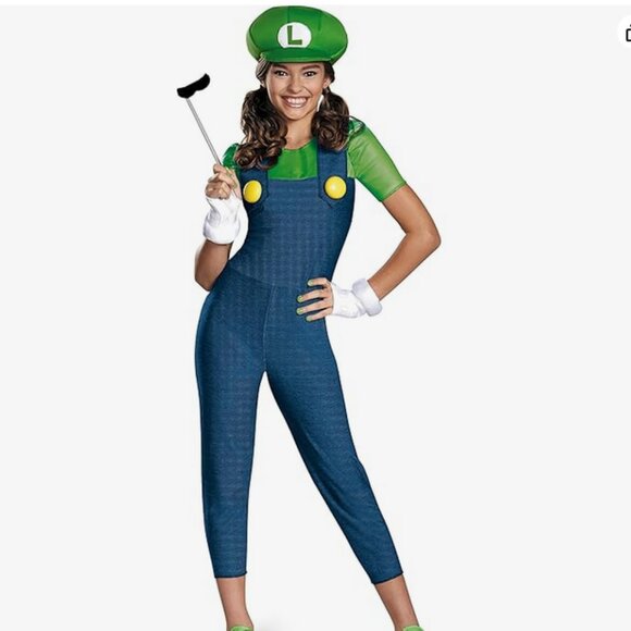 Disguise | Costumes | Luigi Costume Tween Girls Xl | Poshmark